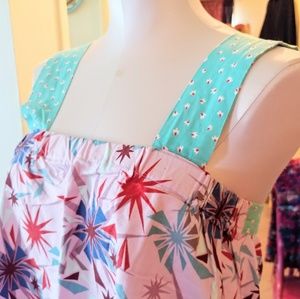 Tops | Vintage Summer Top Homemade Split Side Tie Back | Poshmark